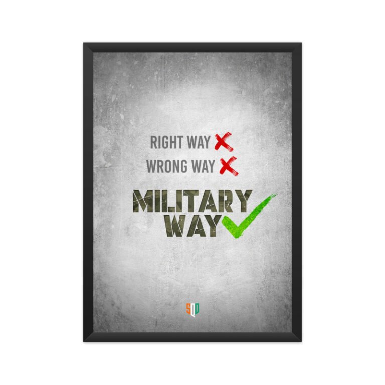 MILITARY WAY POSTER FRAMES – Squadian